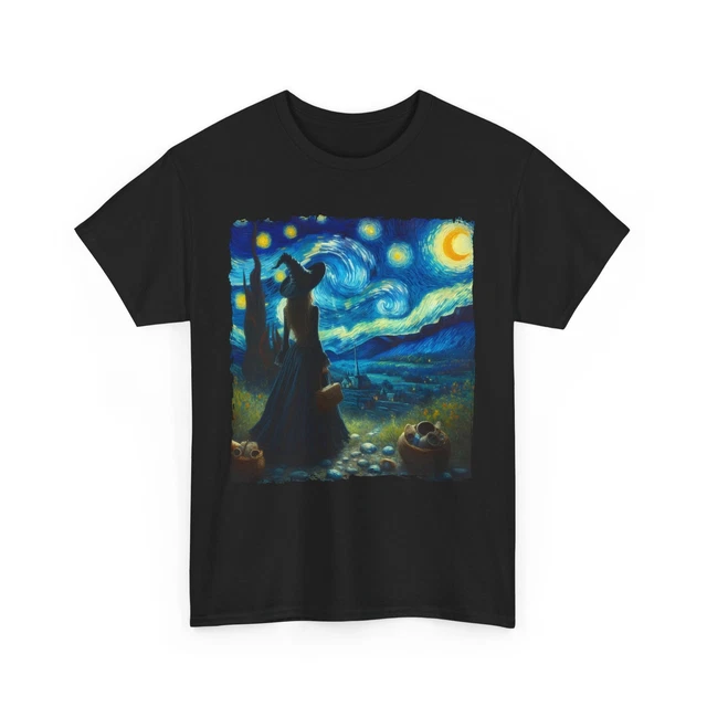 Kiraa Tee With Witch Starry Night Tee | Inspired By The Iconic Starry ...