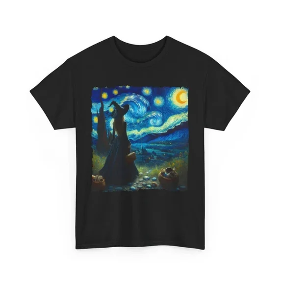Kiraa Tee With Witch Starry Night Tee | Inspired By The Iconic Starry ...