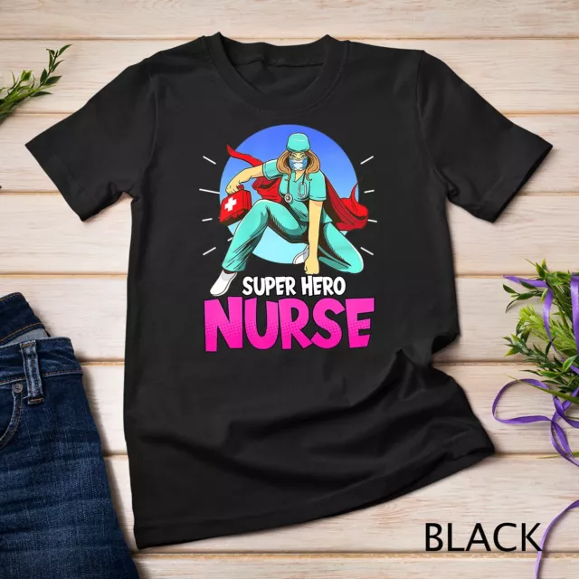 Kiraa Tee With Womens Super Hero Nurse Happy Nurse Week Medicine ...