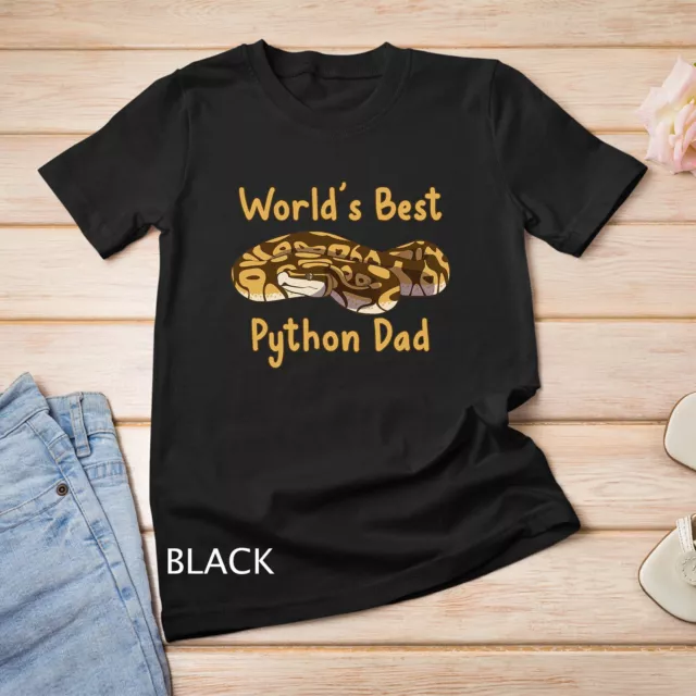 Kiraa Tee With World'S Best Python Dad Snake Owner T-Shirt Unisex T ...