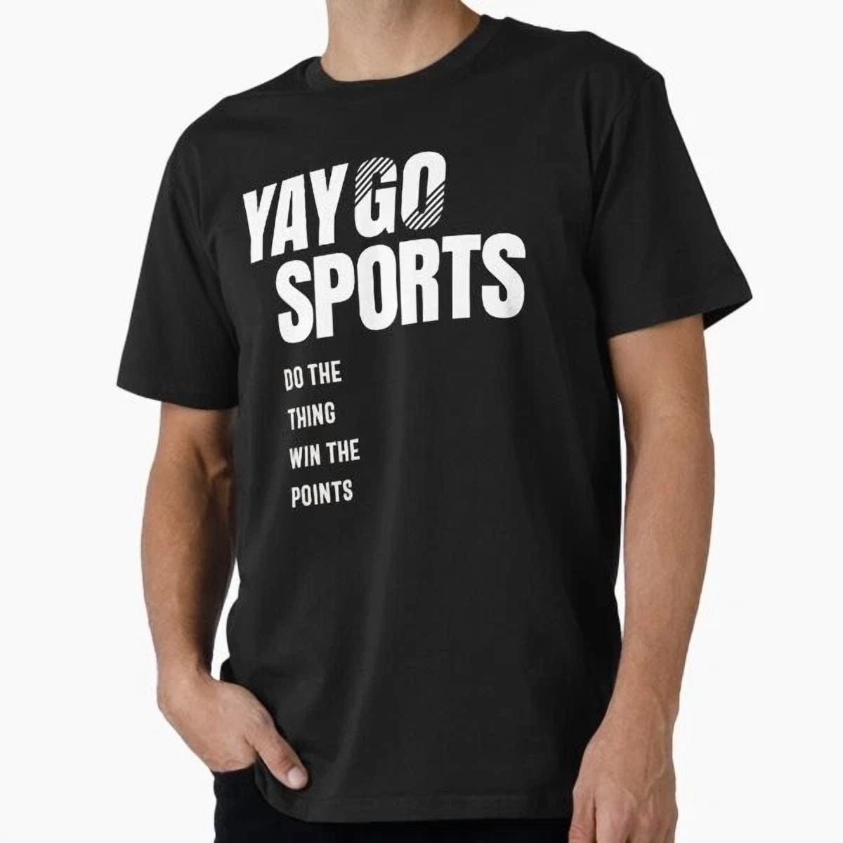 Kiraa Tee With Yay Go Sports Sports T-Shirt S-5Xl - Walmart.com
