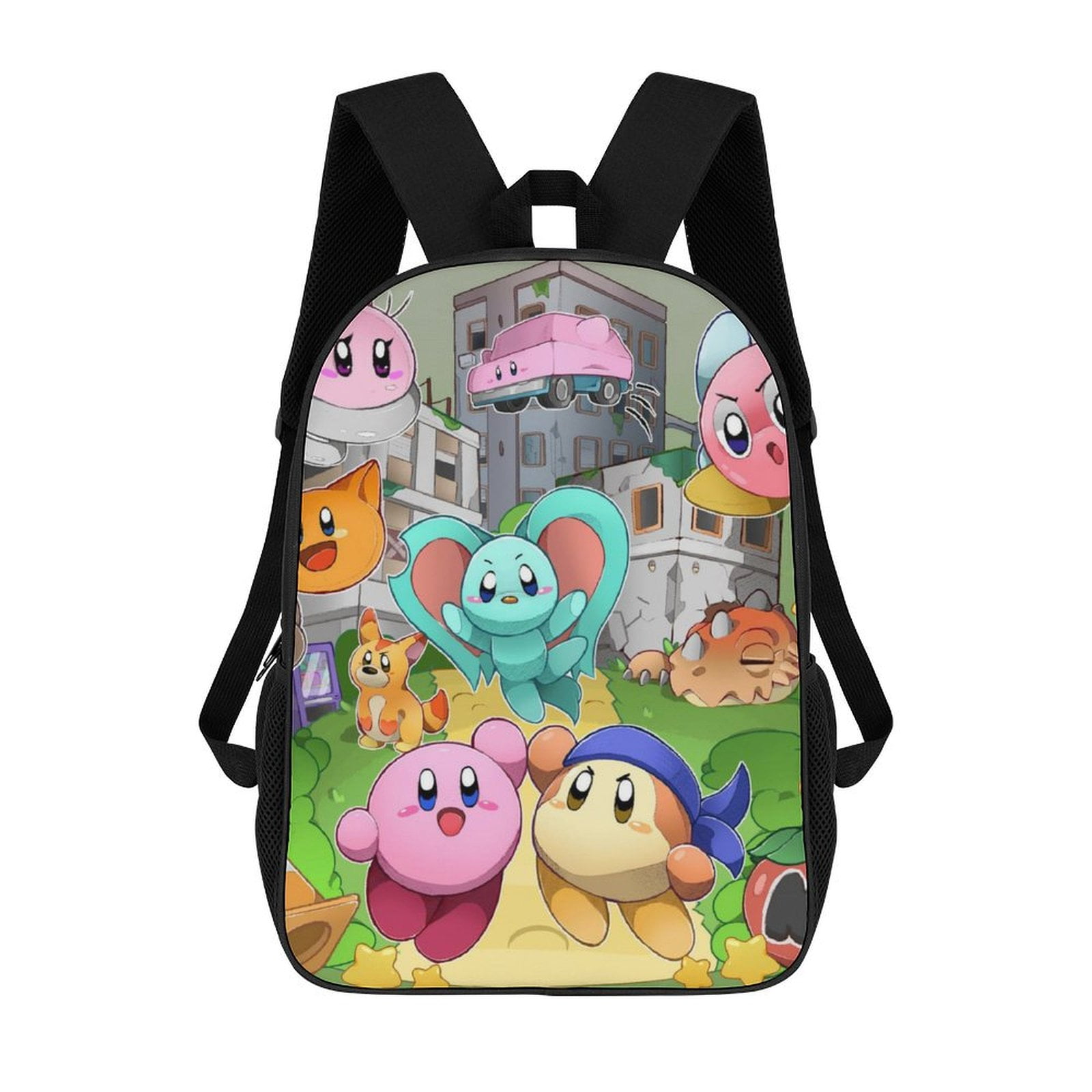 Kirby And The Forgotten Land Game Backpack Daypack Fashion School Bag ...