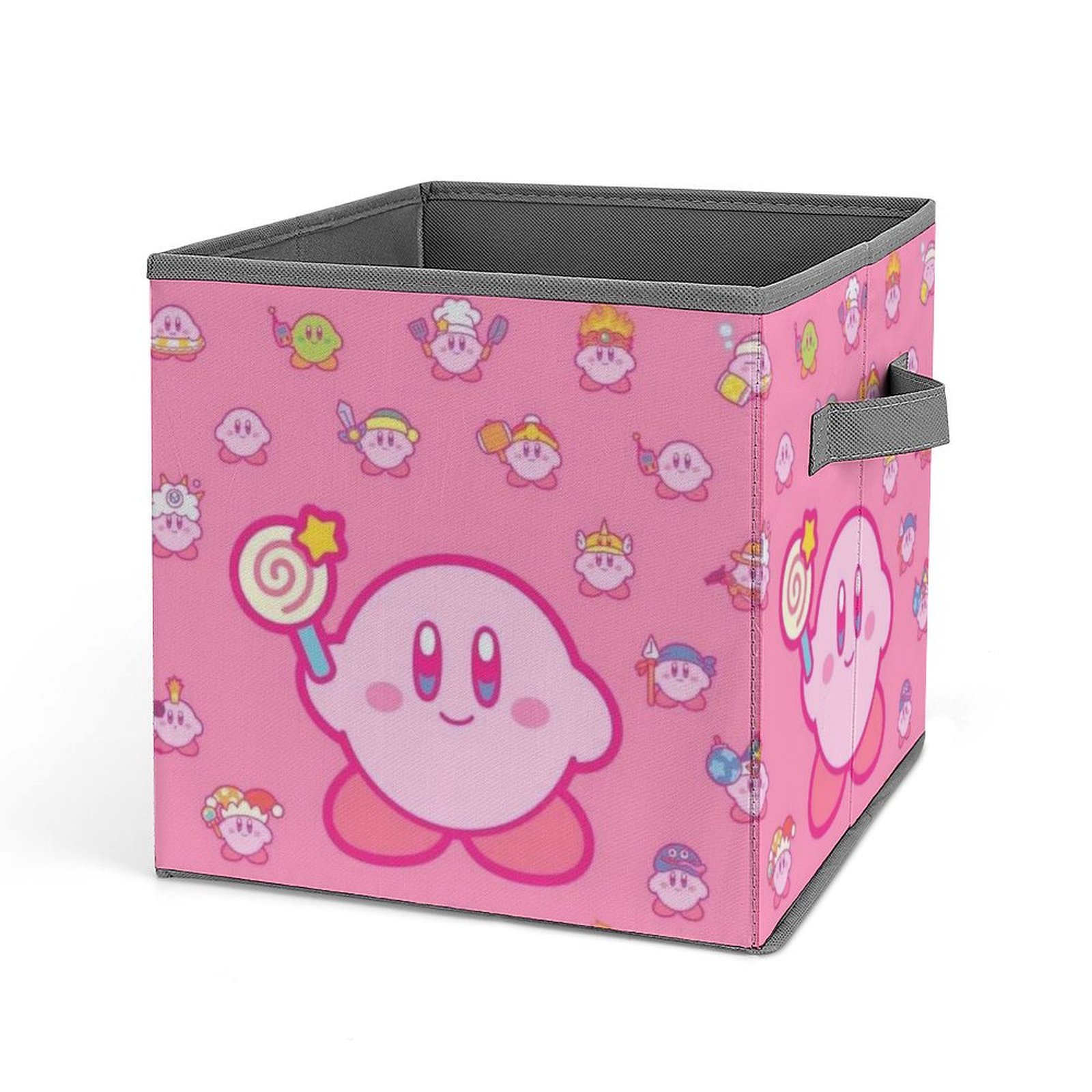 Kirby Anime Cartoon Cube Storage Bins, 10.6 Cube Storage Organizer, Toy ...