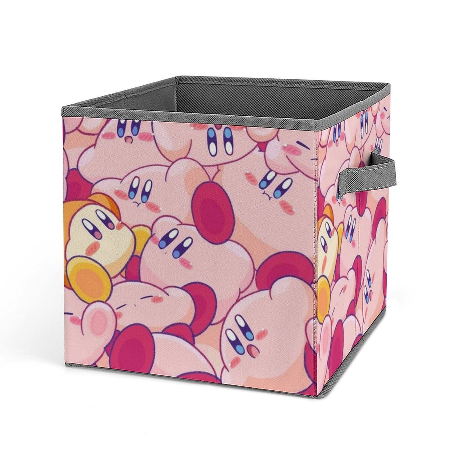 Kirby Anime Cartoon Cube Storage Bins, 10.6 Cube Storage Organizer, Toy ...