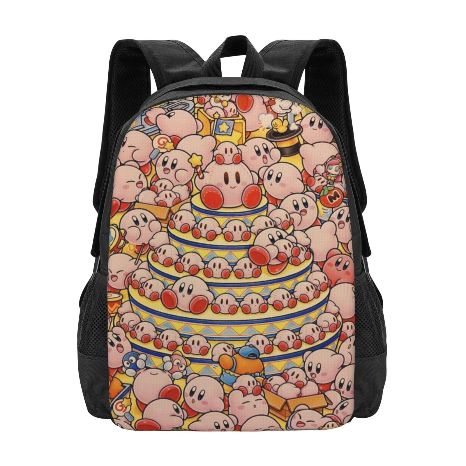 Kirby Backpack,3d Print Laptop Backpack Lightweight Casual Daypack ...