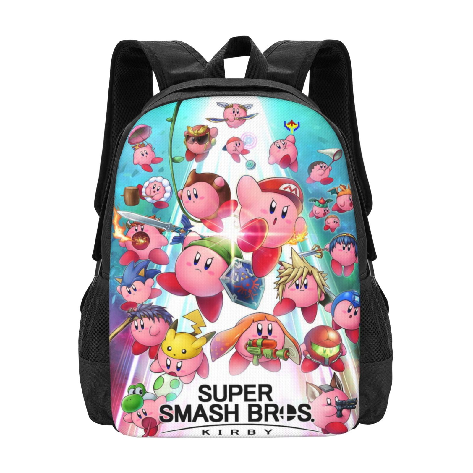 Kirby Backpack,3d Print Laptop Backpack Lightweight Casual Daypack ...