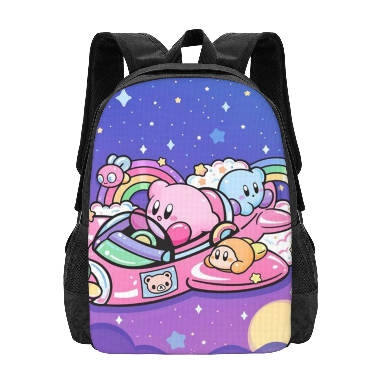 Kirby Backpack,3d Print Laptop Backpack Lightweight Casual Daypack ...