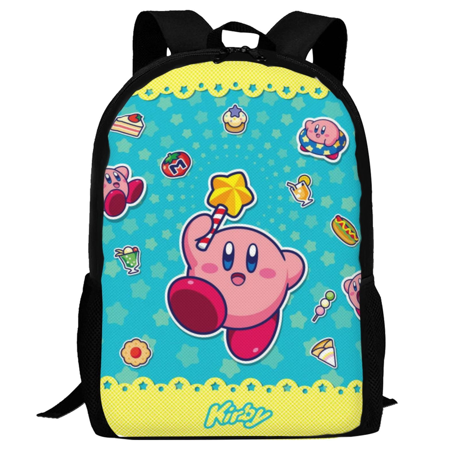 Kirby Backpack,3d Print Laptop Backpack Lightweight Casual Daypack ...