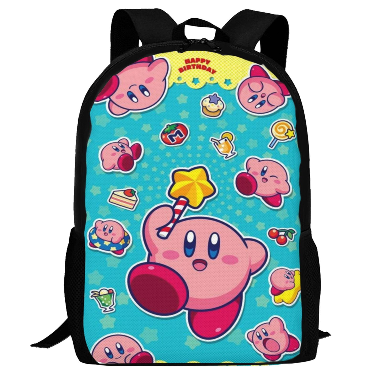 Kirby Backpack,3d Print Laptop Backpack Lightweight Casual Daypack ...
