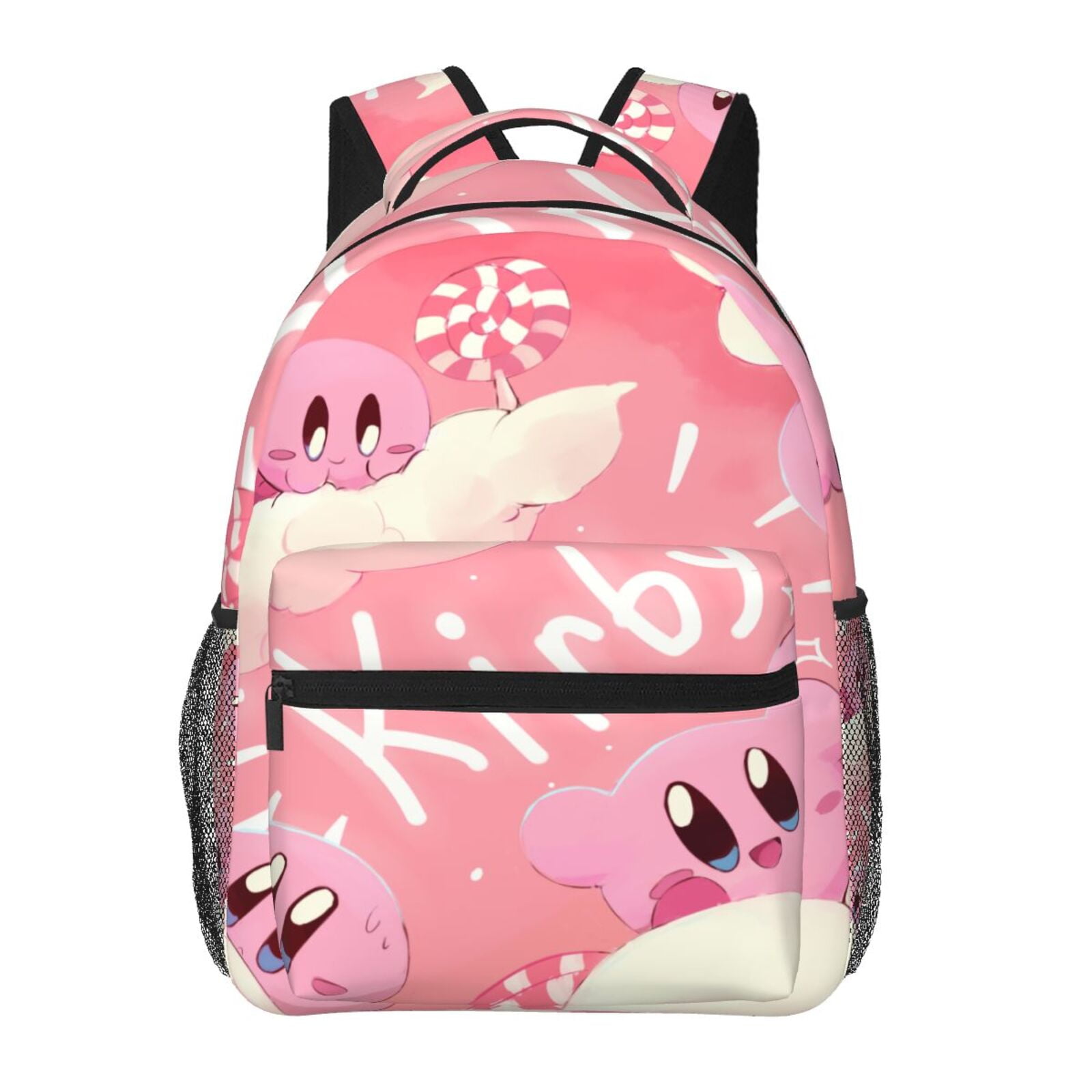 Kirby Backpack Cute 3D Print Backpacks Bookbag Daypack Casual Travel ...