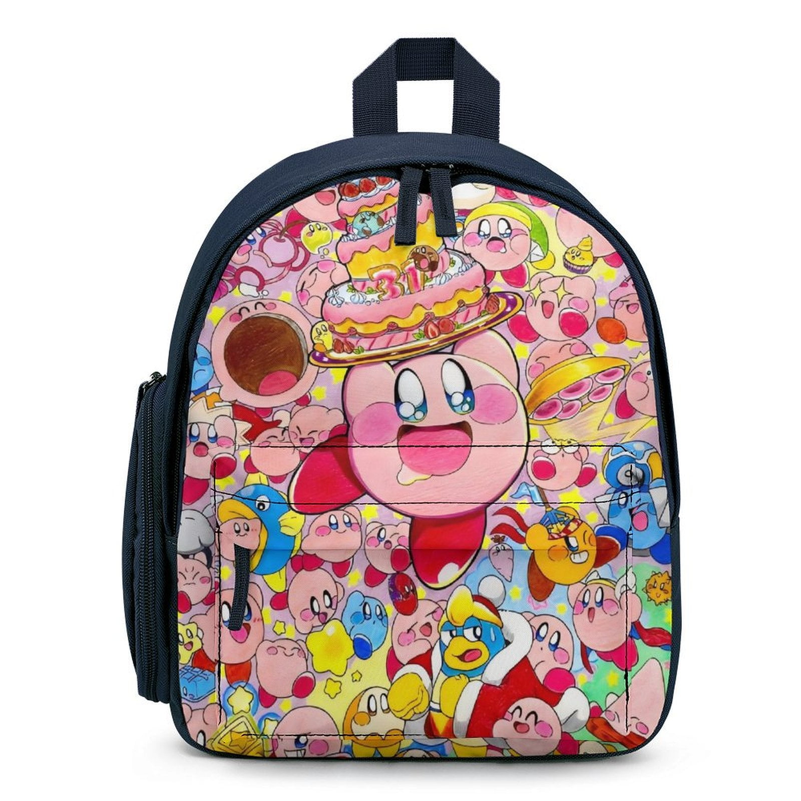 Kirby Backpack Cute blue Bags Kirby Merch - Walmart.com