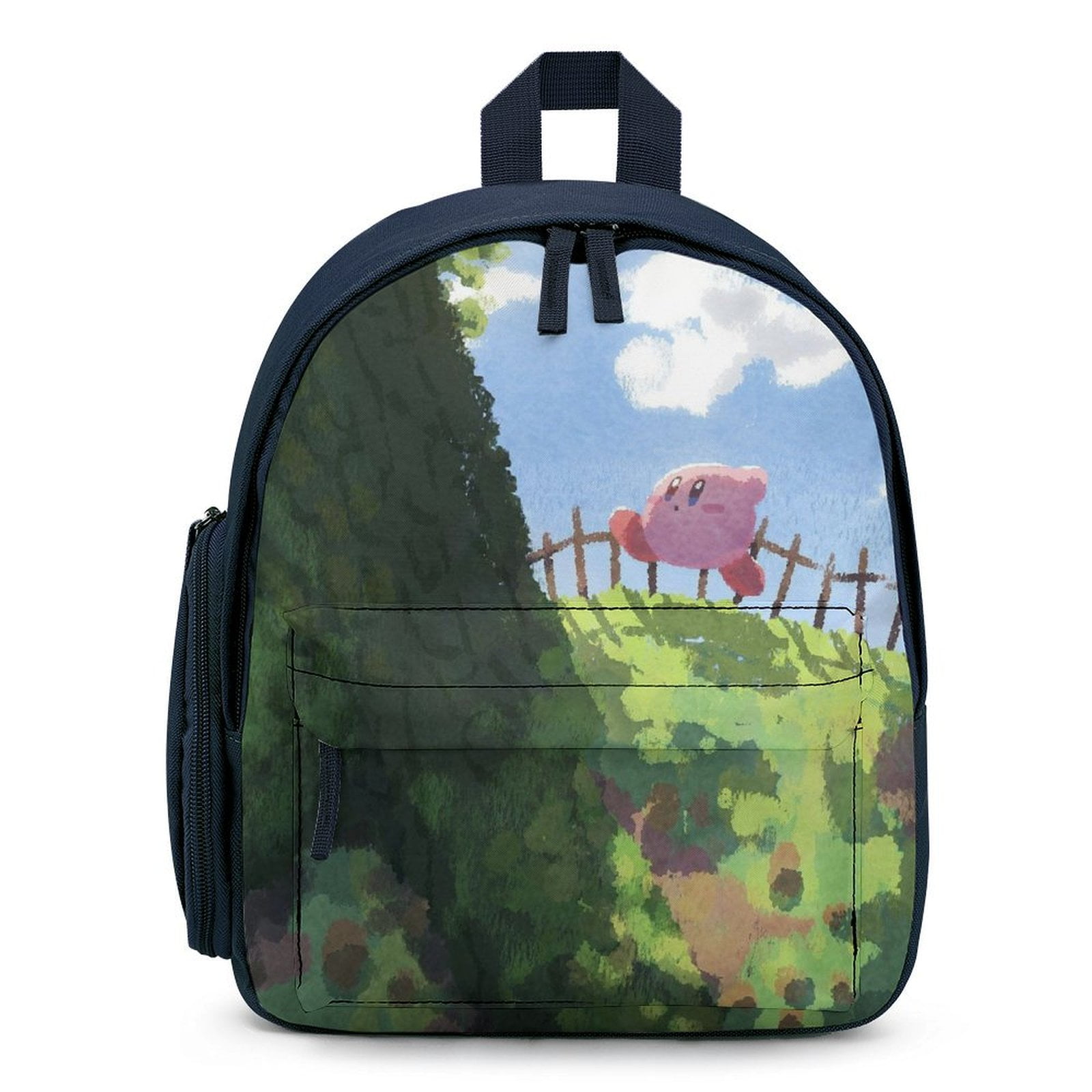 Kirby Backpack Cute blue Bags Kirby Merch - Walmart.com