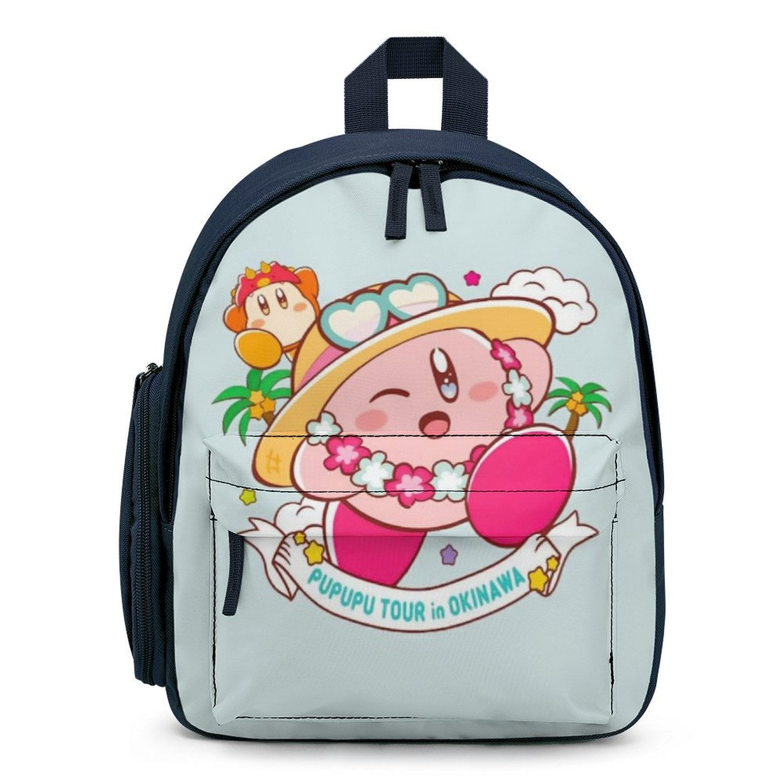 Kirby Backpack Cute blue Bags Kirby Merch - Walmart.com