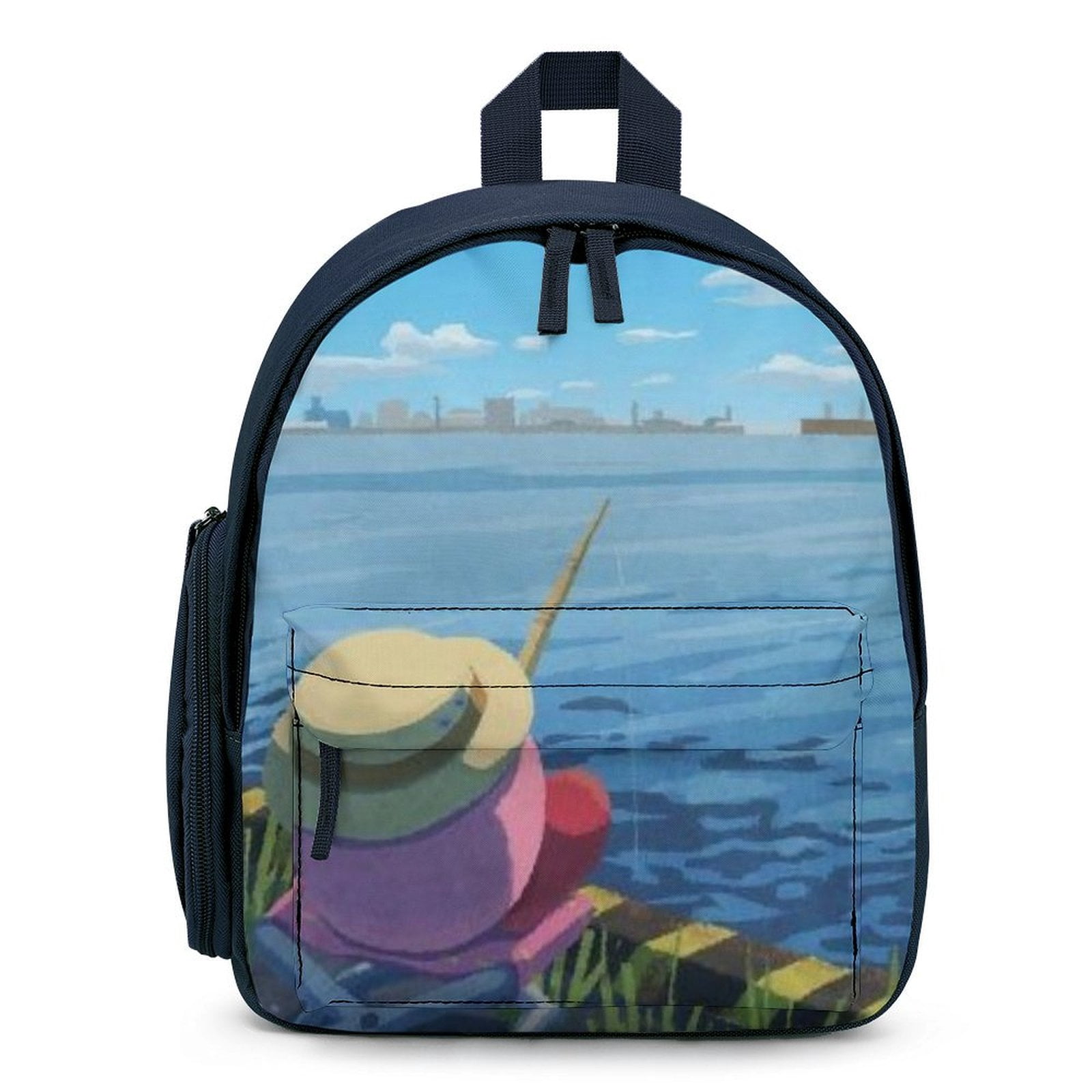 Kirby Backpack Cute blue Bags Kirby Merch - Walmart.com