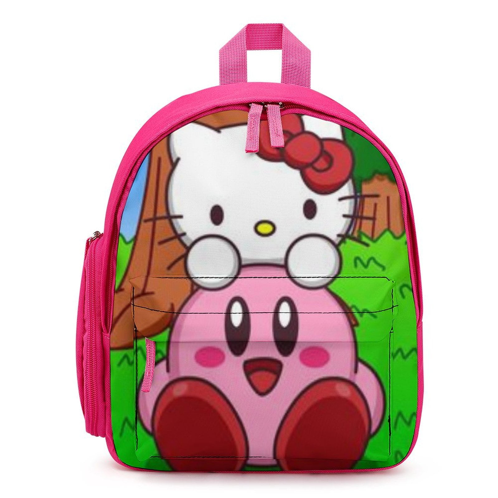 Kirby Backpack Cute pink Bags Kirby Merch - Walmart.com