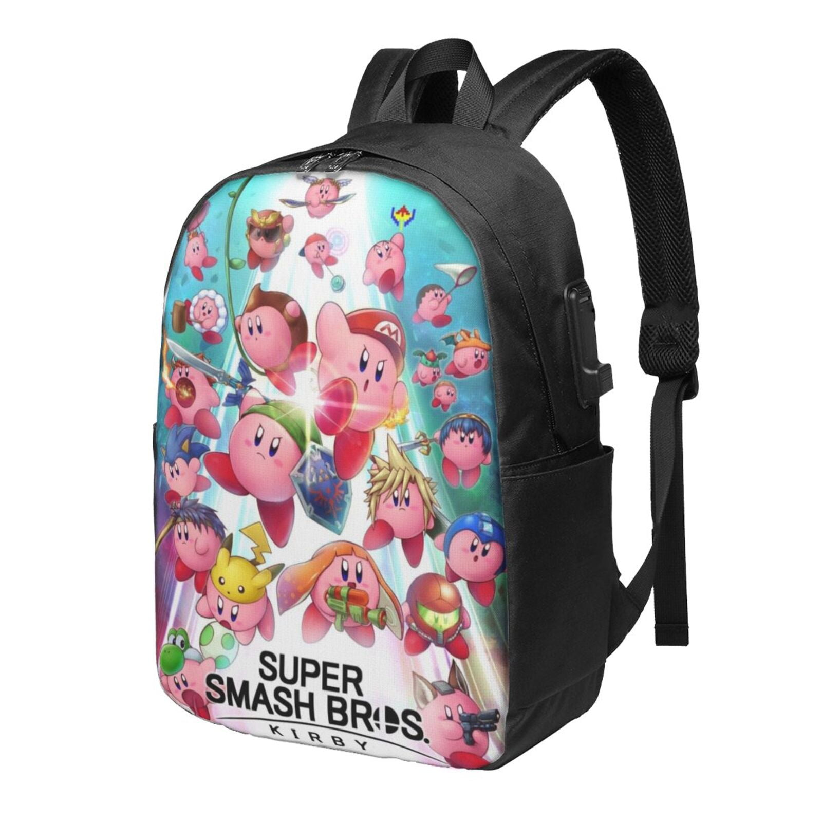 Kirby Backpack with USB Charging Port Daypack Laptop Backpack Camping ...