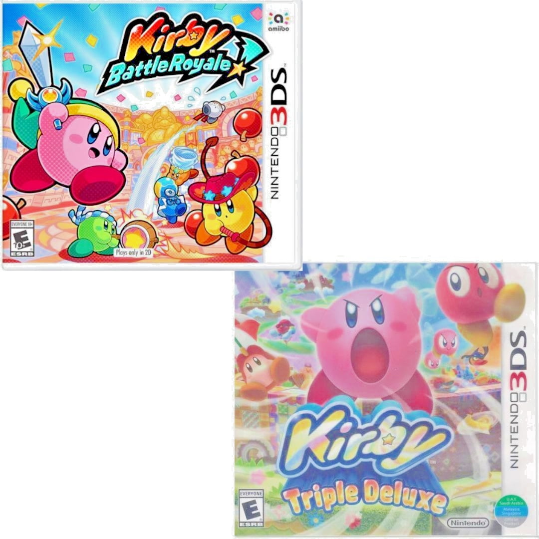Kirby: Battle Royale & Triple Deluxe Nintendo 3DS New Game Bundle ...