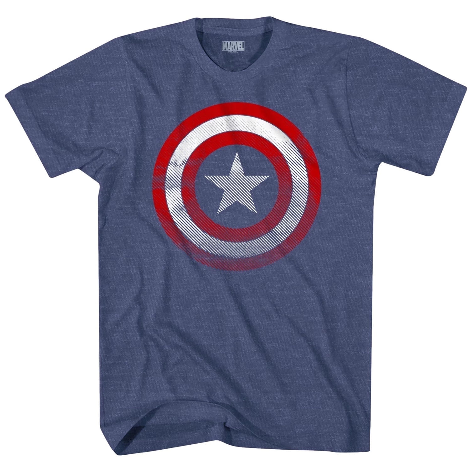 Marvel Avengers Boys Captain America Shield T-Shirt, Sizes 4-18 ...