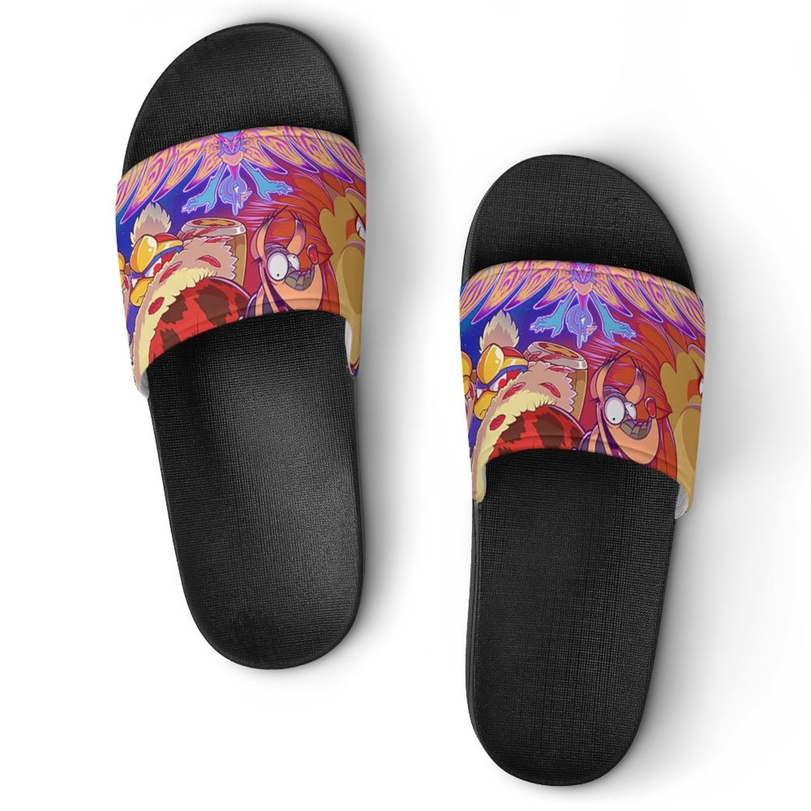 Kirby Boys Slide Sandals, Comfort Casual Pool Slide Outdoor, Slip-On ...