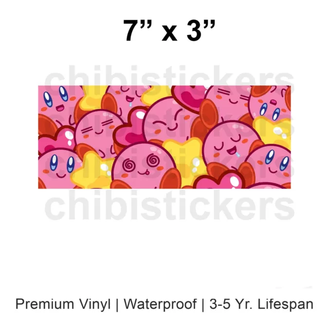 Kirby Bumper Sticker Kirby Slap Sticker Vinyl Sticker Funny Anime ...