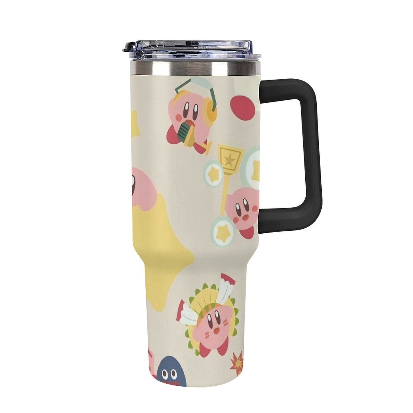 Kirby Car Cup Stainless Steel Thermos Cup with Handle 40oz - Walmart.com