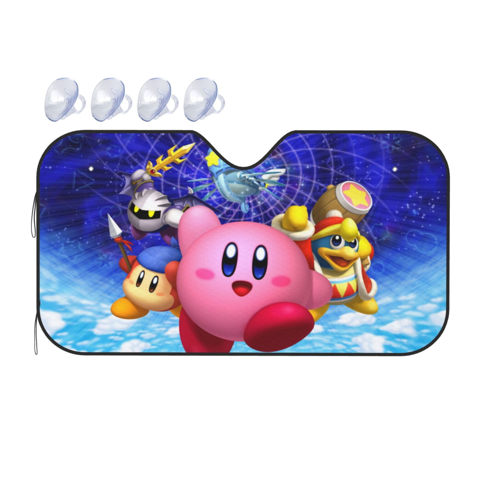 Kirby Car Sunshade Front Windshield Sun Shades Foldable Car Accessories ...