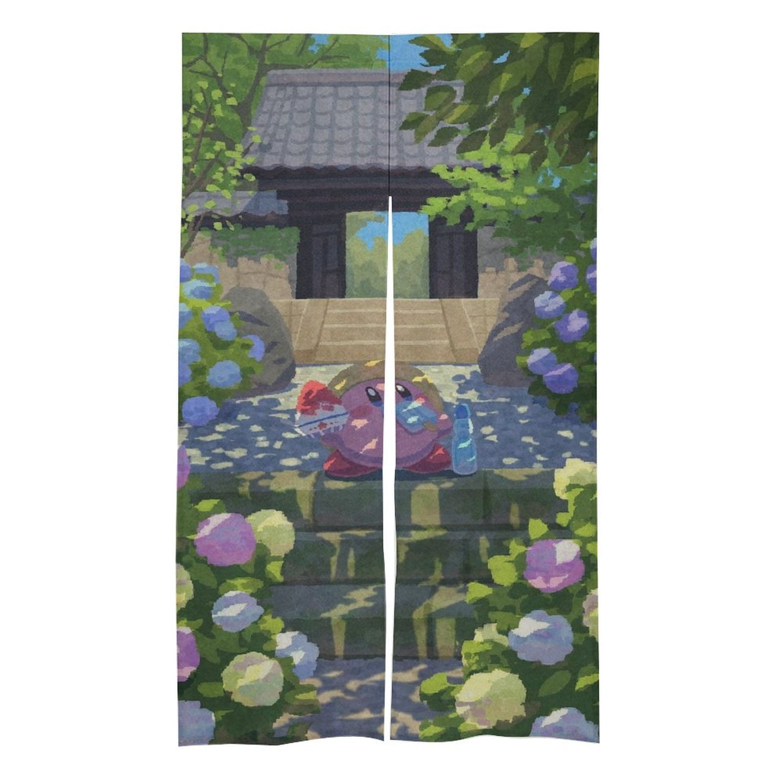 Kirby Cartoon Blackout Cute Door Curtain for Living Room Or Closet ...