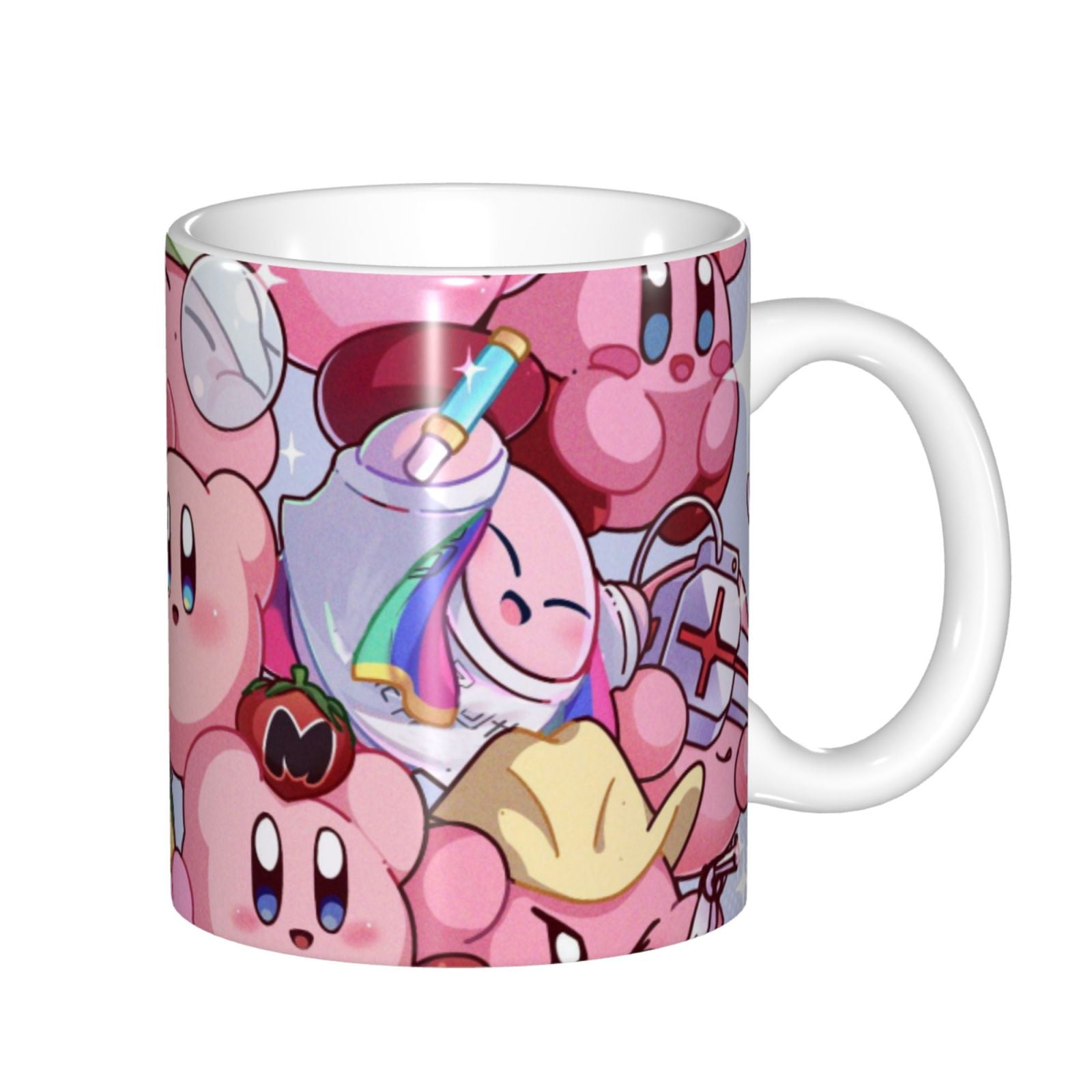 Kirby Cartoon Poster Ceramic Mug Fashion Coffee Mug Gift Tea Cup Water ...