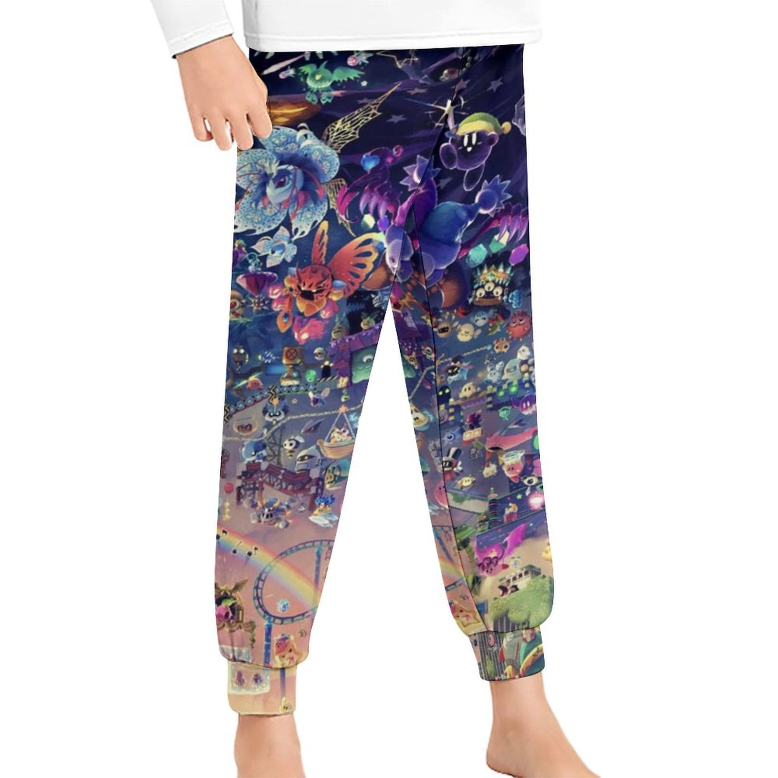 Kirby Children's Pjamas Soft 3D Printing Pj Pants Lounge Pants Comfy ...
