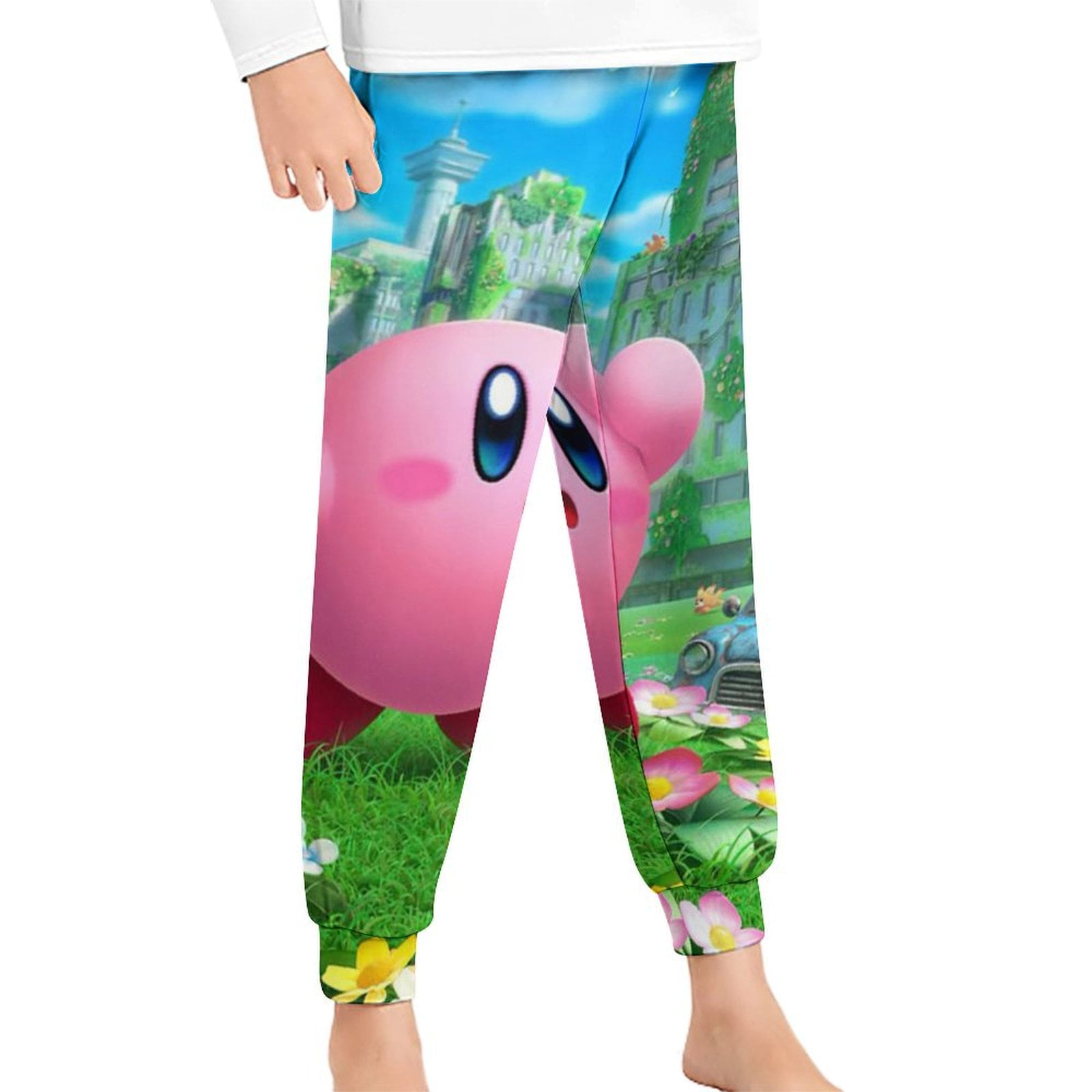 Kirby Children's Pjamas Soft 3D Printing Pj Pants Lounge Pants Comfy ...