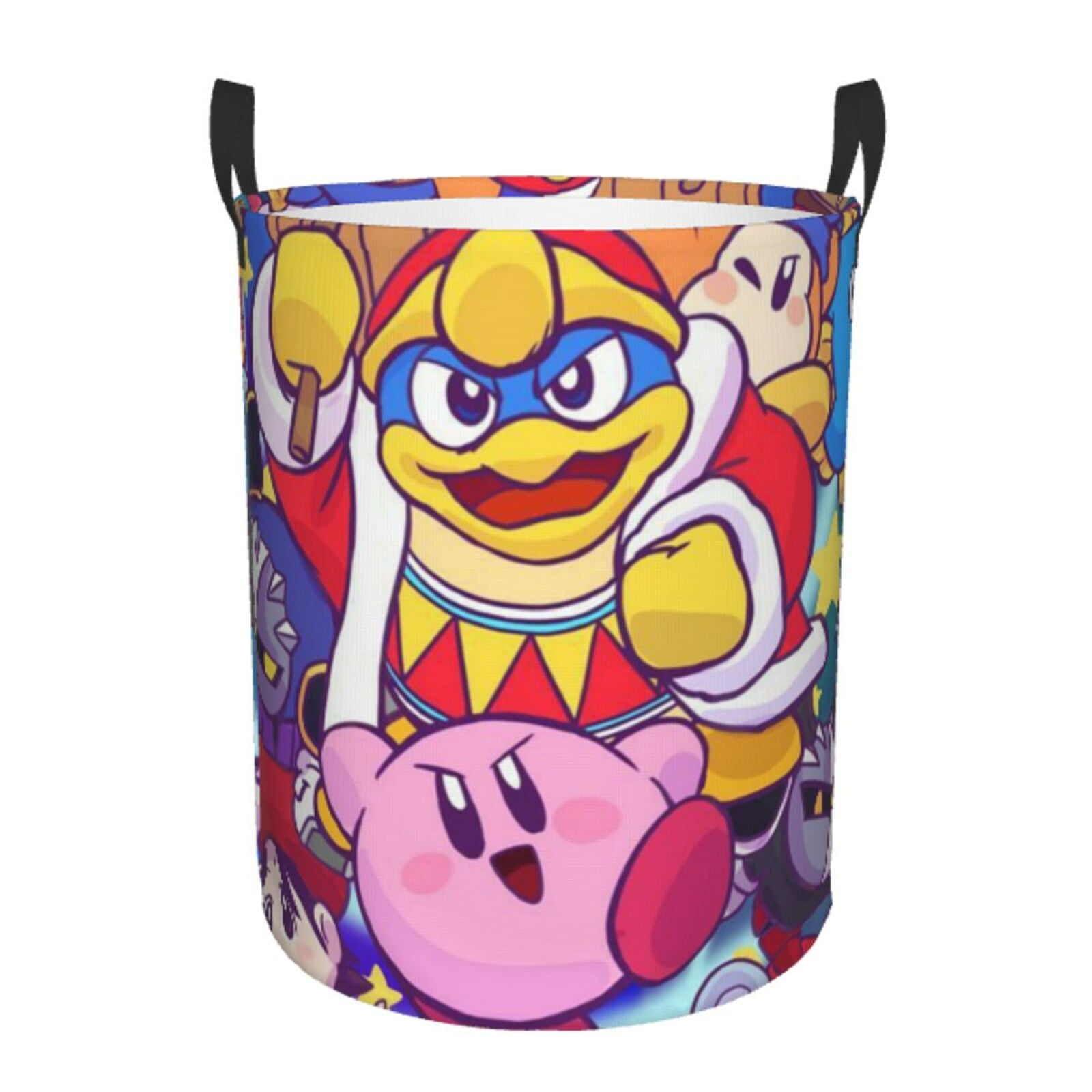 Kirby Circular Hamper With Handle Storage Basket Circular Storage Bin ...