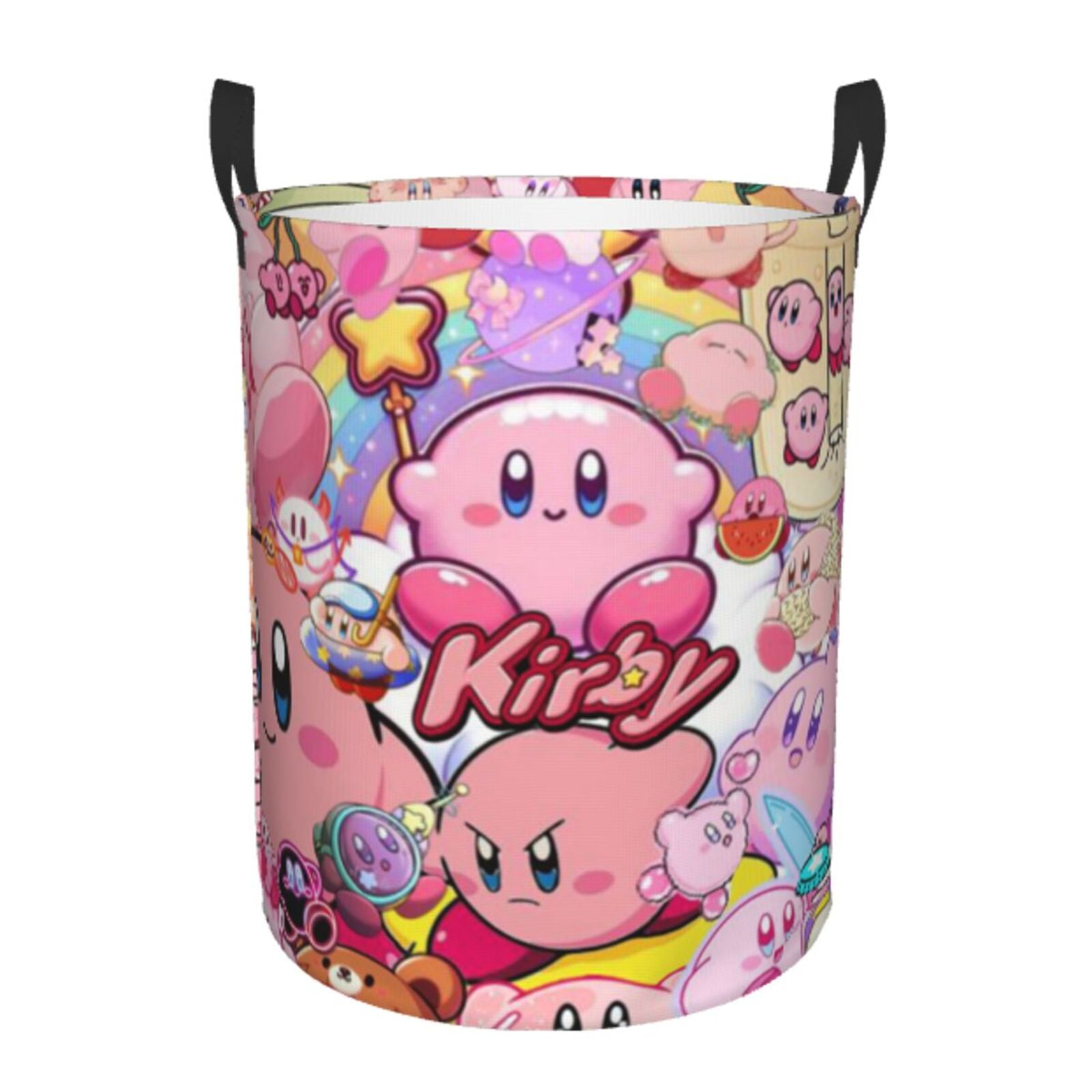 Kirby Circular Hamper With Handle Storage Basket Circular Storage Bin ...