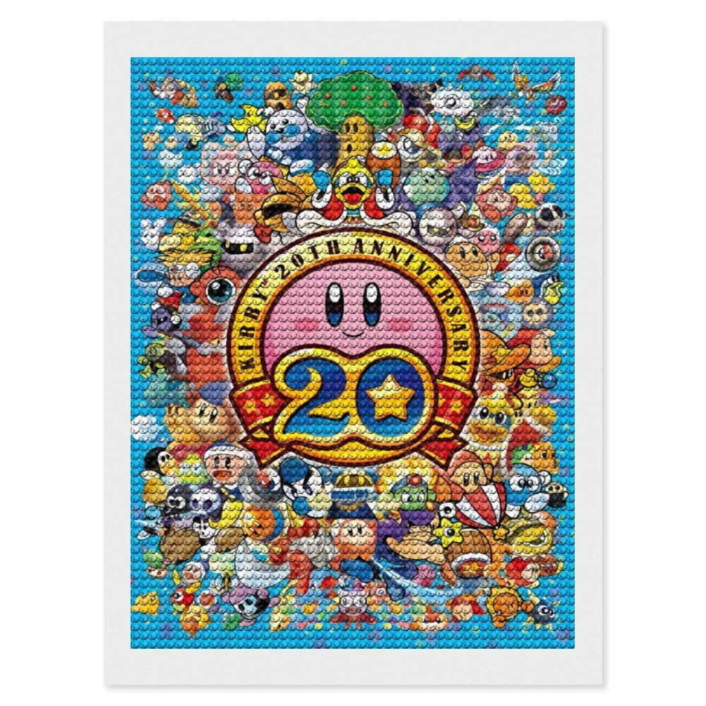 Kirby Diamond Art Kits for Adults 5D Diamond Art Kit Paint by Number ...