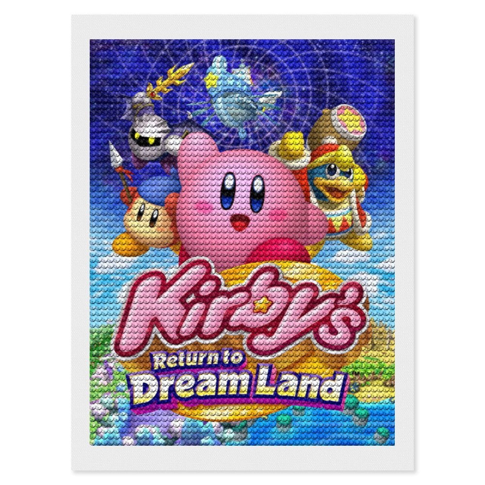 Kirby Diamond Art Kits for Adults 5D Diamond Art Kit Paint by Number ...