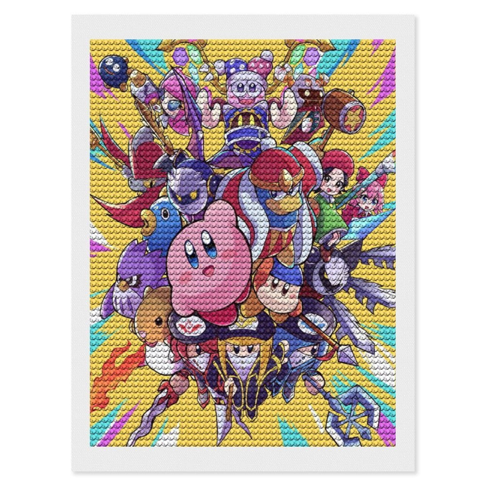 Kirby Diamond Art Kits for Adults 5D Diamond Art Kit Paint by Number ...