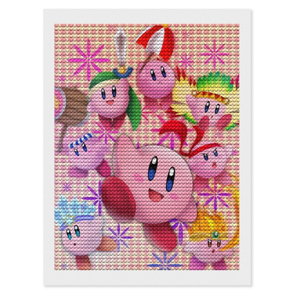 Kirby Diamond Art Kits for Adults 5D Diamond Art Kit Paint by Number ...