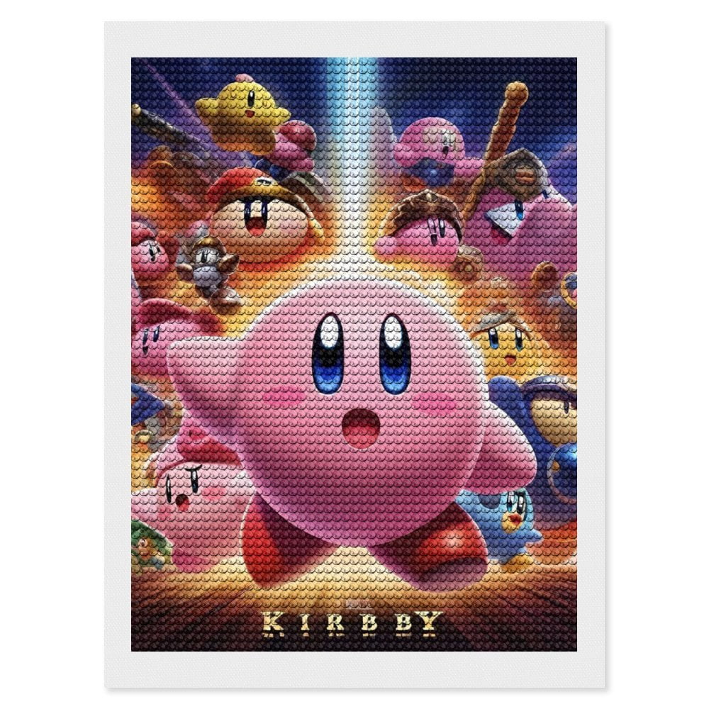 Kirby Diamond Art Kits for Adults 5D Diamond Art Kit Paint by Number ...