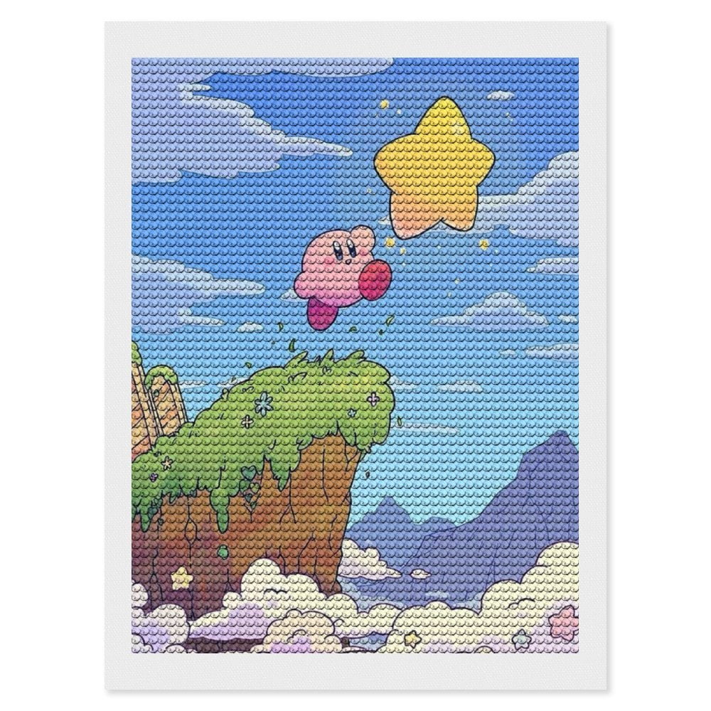 Kirby Diamond Art Kits for Adults 5D Diamond Art Kit Paint by Number ...