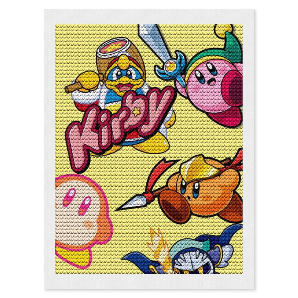 Kirby Diamond Art Kits for Adults 5D Diamond Art Kit Paint by Number ...
