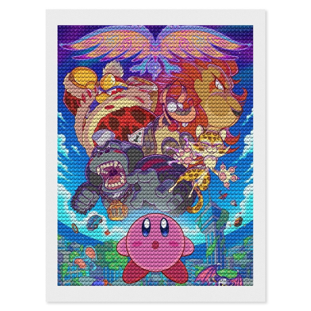Kirby Diamond Art Kits for Adults 5D Diamond Art Kit Paint by Number ...