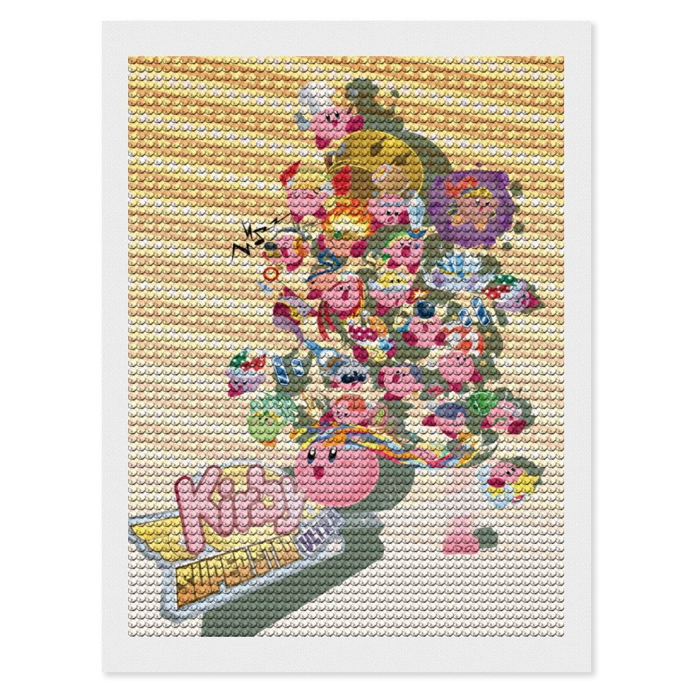 Kirby Diamond Art Kits for Adults 5D Diamond Art Kit Paint by Number ...