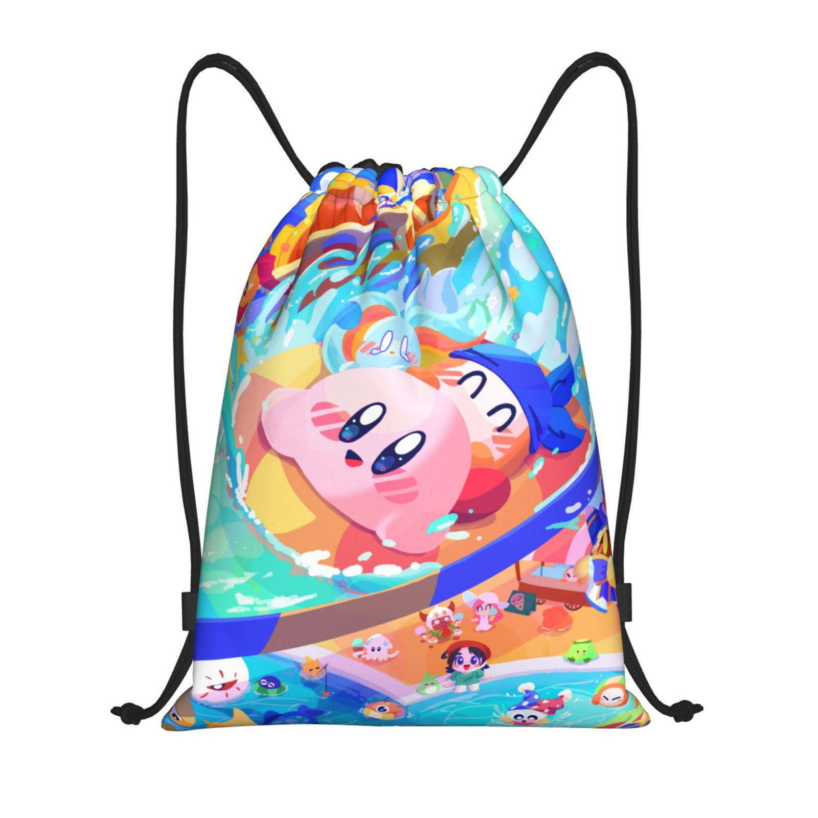 Kirby Drawstring Bag Sports Fitness Bag Waterproof Rope Bag For ...