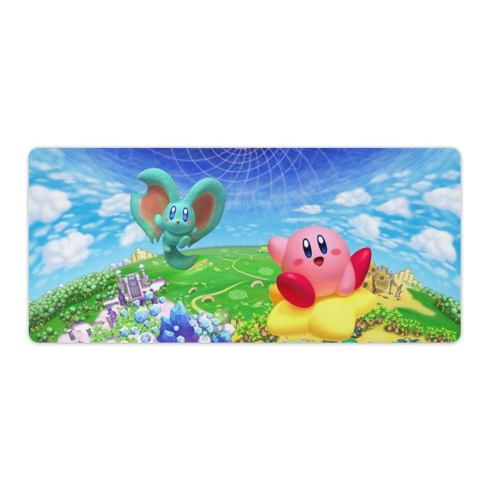 Kirby Dream Land Cartoon Mouse Pad No-sliped Large Mousepad Extended ...