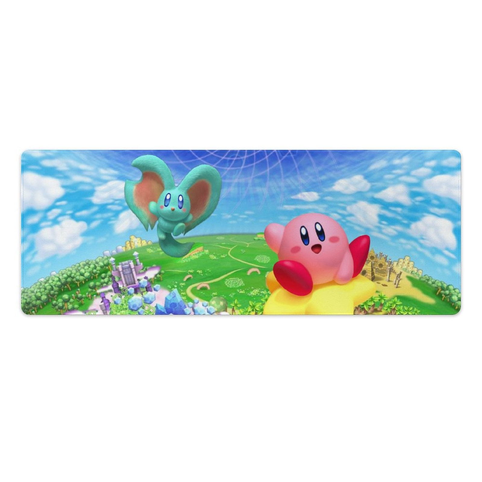 Kirby Dream Land Cartoon Mouse Pad No-sliped Large Mousepad Extended ...