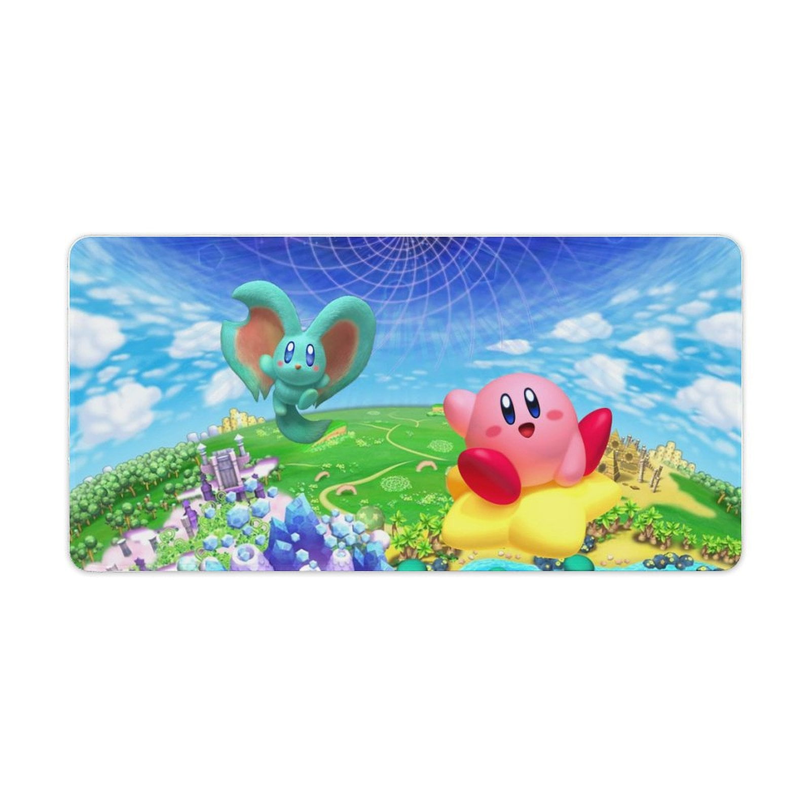 Kirby Dream Land Cartoon Mouse Pad No-sliped Large Mousepad Extended ...