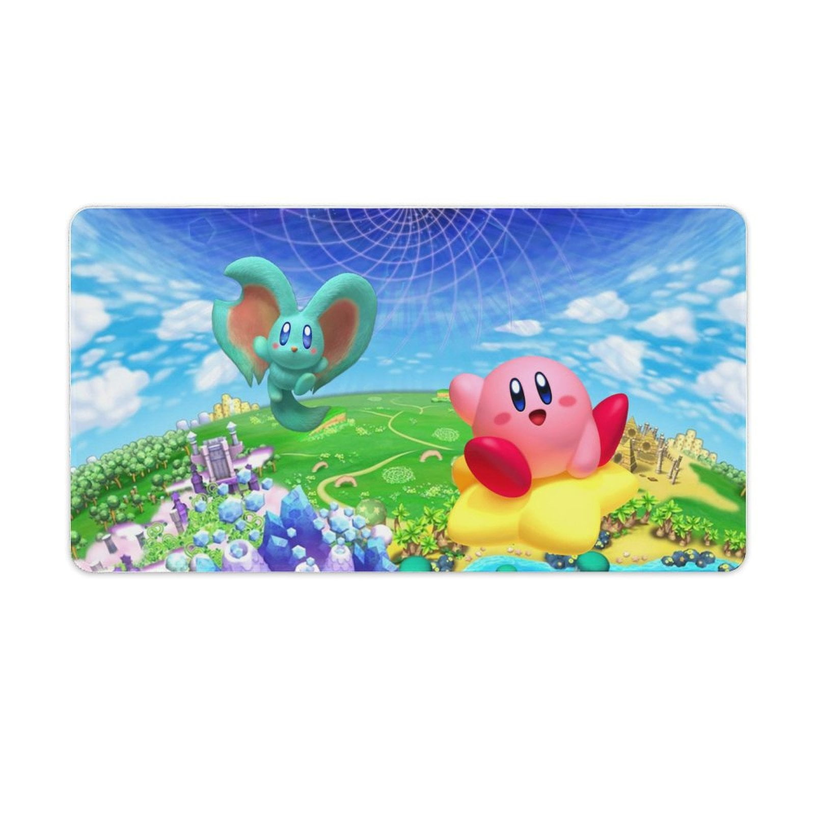 Kirby Dream Land Cartoon Mouse Pad No-sliped Large Mousepad Extended ...