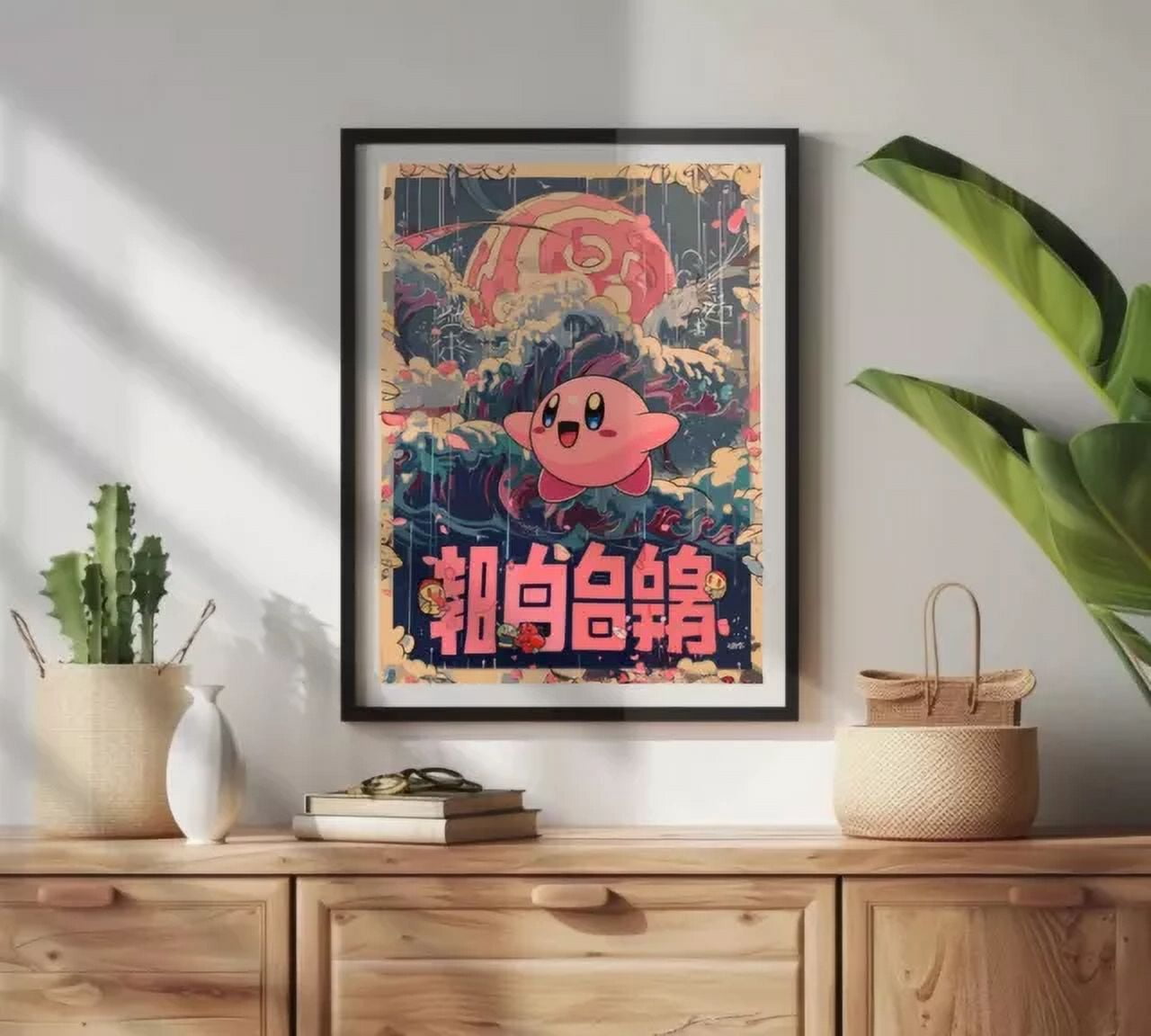 Kirby Dream Land Super Smash Bros Anime Poster - Super Martio Kirby ...