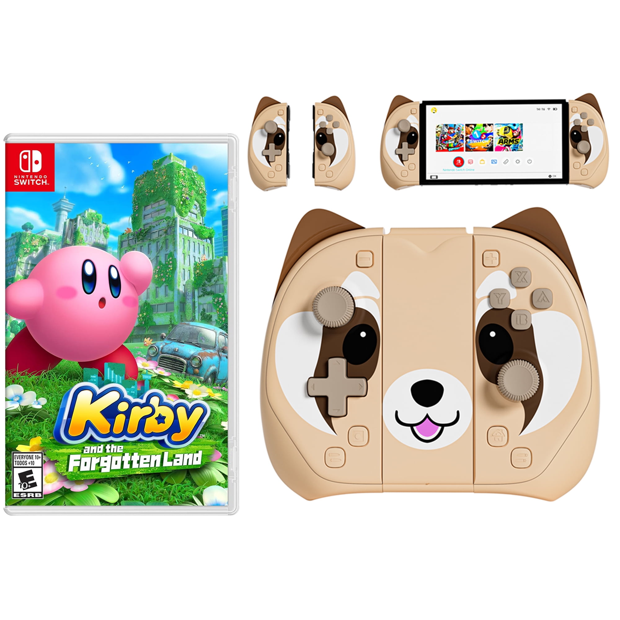 Kirby and the Forgotten Land Game Disc and Switch Joypad for Nintendo ...