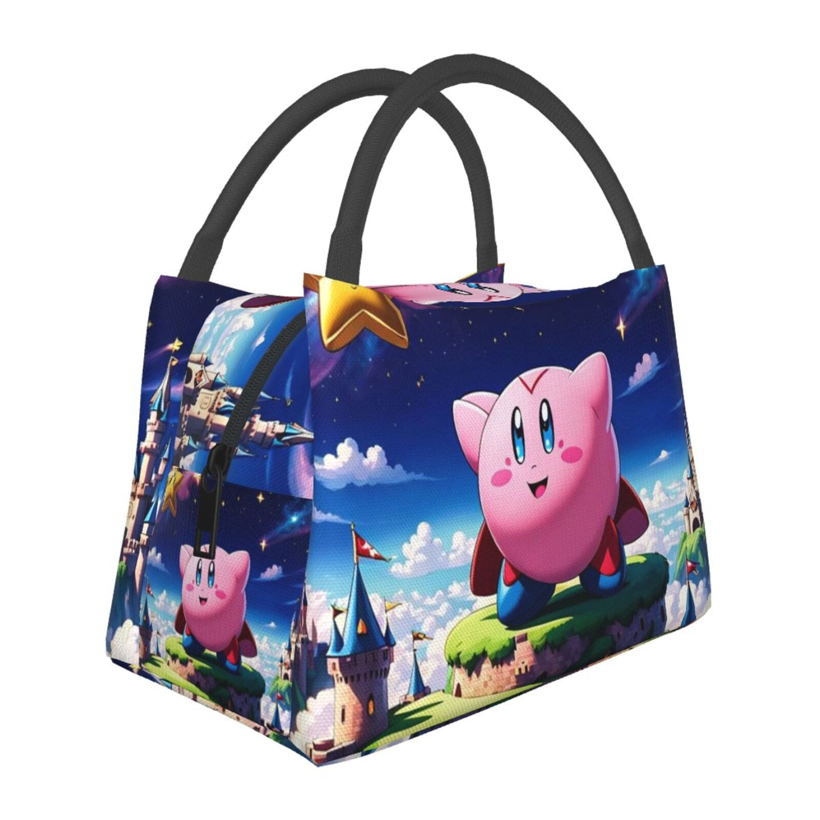 Kirby Game Portable Lunch Bags Insulation Lunchbag Thermal Bento Bag ...