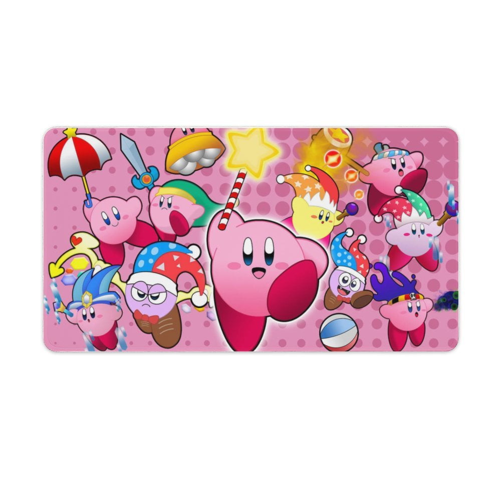 Kirby Gaming Mouse Mat Large Mouse Mat Extended Mouse Pad Desk Mat Non ...